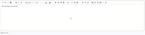 Apps Rich Text Editor