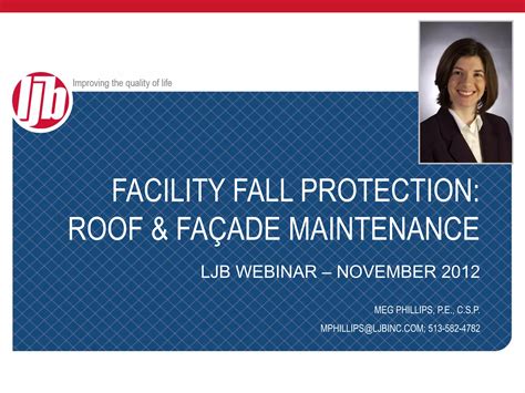 Facility Fall Protection Roof And Facade Maintenance Ppt