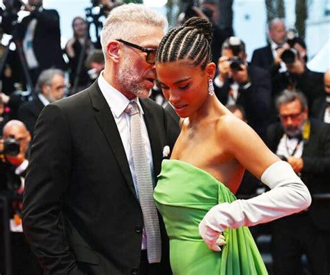 Vincent Cassel 55 Puts On Cosy Display With Younger Wife Tina Kunakey