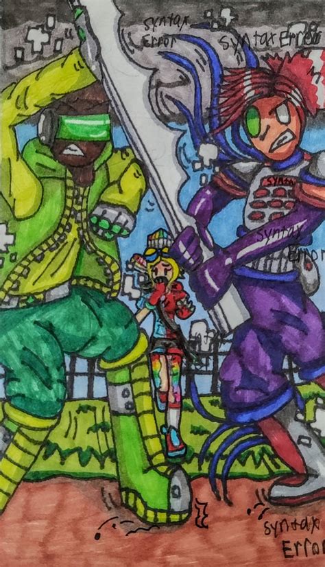 Syntax Error Vs Glitch By Suzieartistau On Deviantart