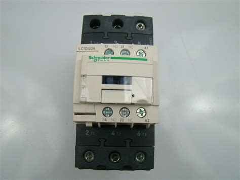 Schneider Electric 3 Pole Contactor Lc1d40ag7 Joseph Fazzio Incorporated