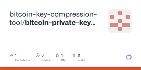 Github Bitcoin Key Compression Toolbitcoin Private Key Converter