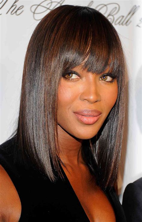 Long Wavy Layered Bob With Bangs