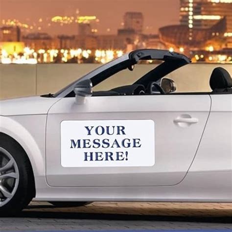 Logo Car Magnet Custom Car Magnet Magnetic Car Signs With Your Design Custom Magnetic Car