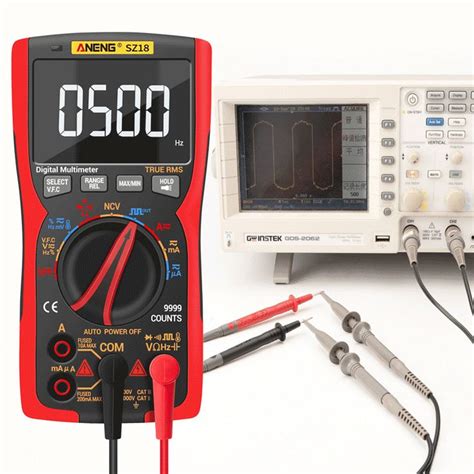 Aneng Sz18 9999 Counts Professional True Rms Digital Multimeter Analog