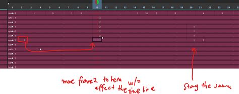 How To Move Frame To The Designate Spot Without Affected The Entire Timeline I Tried To Drag