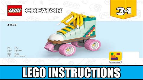 Lego 31148 Instructions 3 In 1 Retro Roller Skate Creator Book 1