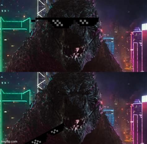 Godzilla Removing Sun Glasses Rmemetemplatesofficial