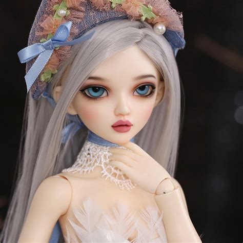 Bjd Doll Full Set 14 Posable Resin Art Doll For Girls Etsy