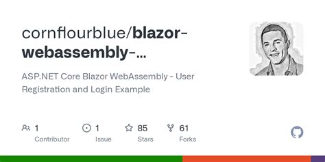 Github Cornflourblueblazor Webassembly Registration Login Example