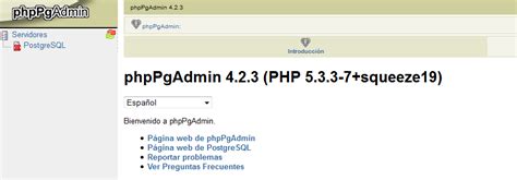 Alcasoft Phppgadmin Administrador Web De Postgresql