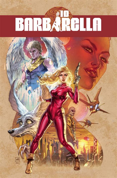 Barbarella 10 15 Copy Krome Cover Fresh Comics