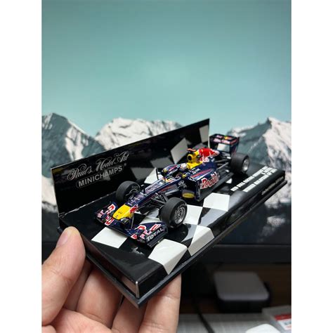 Ready Stock 143 Mini Cut Minichamps F1 Red Bull Rb7 Wittle Red Bull