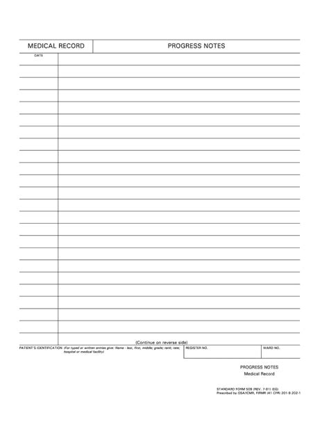 Medical Progress Notes Templates At Allbusinesstemplates Com Artofit