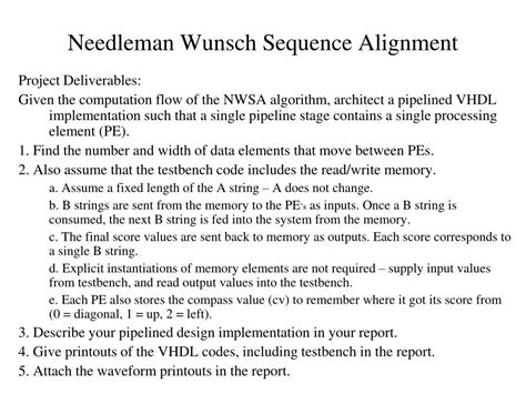 Ppt Needleman Wunsch Sequence Alignment Powerpoint Presentation Free