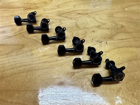 Generic Basic Inline 6 Right Handed Tuners Black Reverb