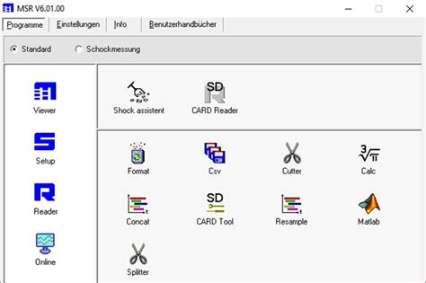 overview msr pc software msr data loggers