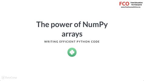 P4 Writing Efficient Python Code Youtube