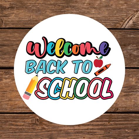 Back To School Stickers Teacher Printable Stickers Welcome To School