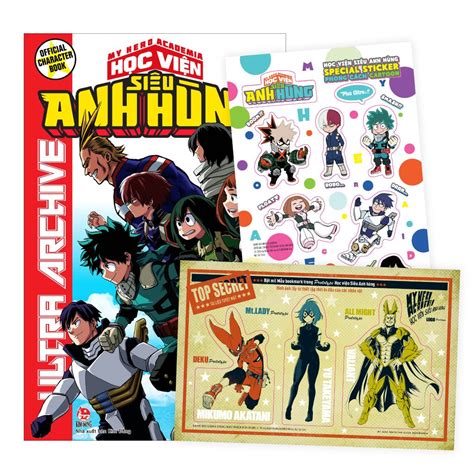 Official Character Book My Hero Academia Học Viện Siêu Anh Hùng Ultra