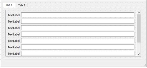 Problem In Adding Many Widgets To Qscrollarea And Keep The Size Gentle
