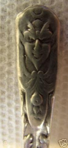 Vintage Reed And Barton Silver Spoon Devil Design Evil Nr 35349318