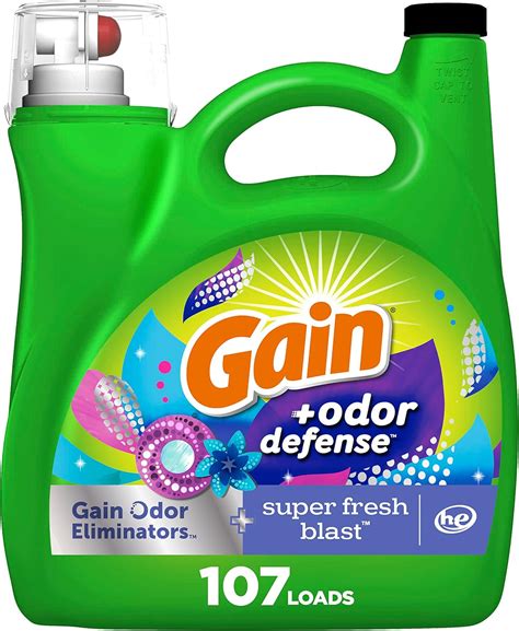 Gain Odor Defense Liquid Laundry Detergent Super Fresh