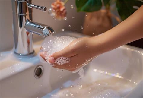 Premium Photo Photo Of Deep Cleaning Washing The Hands With Water And