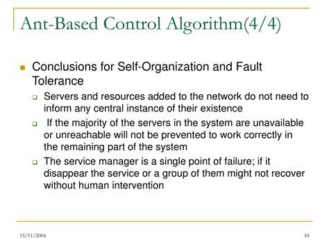 Ppt Algorithms For Self Organization And Adaptive Service Placement