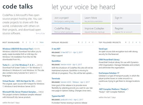 Microsoft Kills Off Codeplex Tells Users To Move To Github