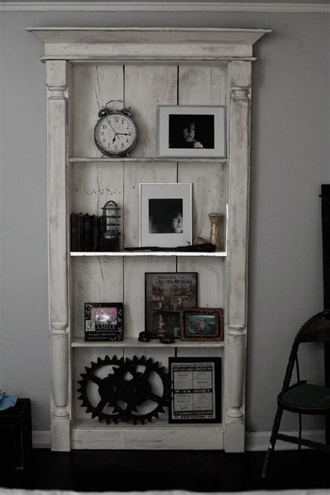 Bookshelves Made From Old Doors