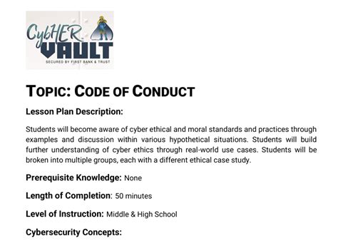 Cyber Ethics Module Cybher