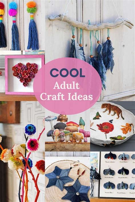 60 Awesome Adult Craft Ideas That Youll Want To Make Arts And Crafts For Adults Diy Crafts