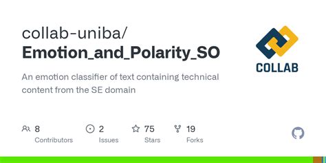 Github Collab Uniba Emotion And Polarity So An Emotion Classifier Of Text Containing