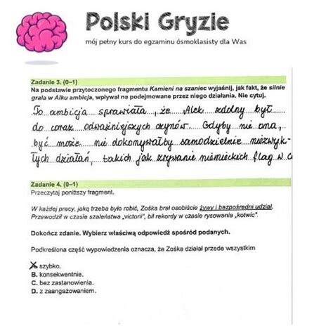 Egzamin ósmoklasisty 2024 Polski Odpowiedzi I Arkusze Cke Z Egzaminu