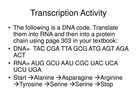 Ppt Transcription Vs Translation Powerpoint Presentation Free