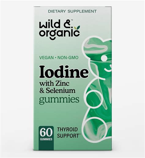 Wild And Organic Iodine Gummies Thyroid Support With India Ubuy