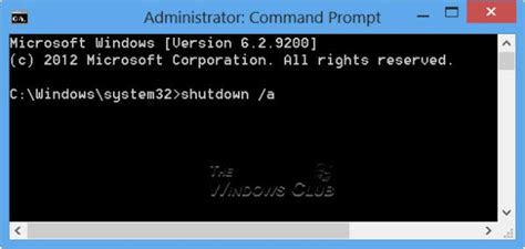 Stop Cancel Prevent Abort System Shutdown In Windows