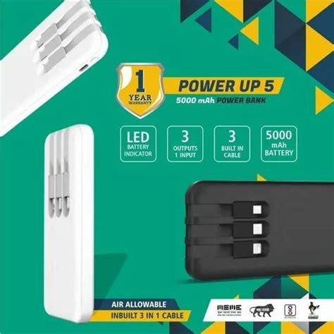 Built In Cable Mah Powerbank At Piece Mobile Power Bank In Mumbai Id