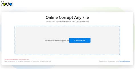 Free Online Tool To Corrupt Any File Yodot