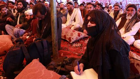 In The Room With The Taliban Words From One Of The Only Female