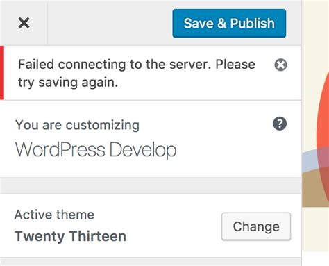 31582 catching php fatal errors on wordpress theme customizer