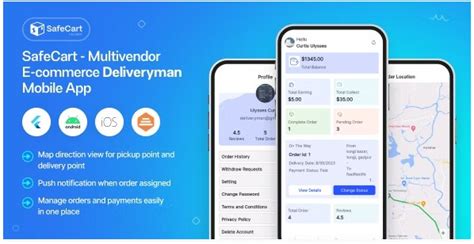 Delivery Man App Safecart Ecommerce Platform Top New Code