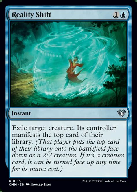 Reality Shift Mtg Commander Masters 113 English Magic The Gathering