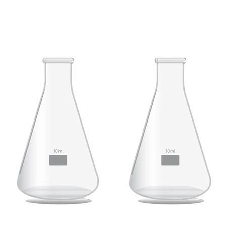 10 Ml Borosilicate Glass Conical Flask At ₹ 18 Piece Erlenmeyer Flask In Ambala Id