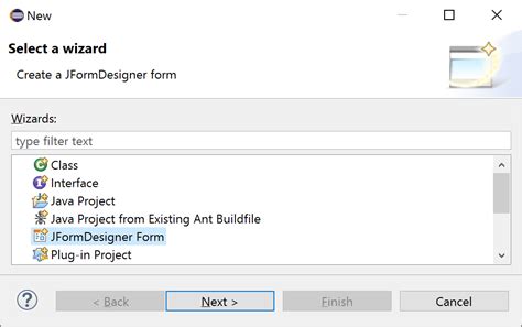 Eclipse Plug In Jformdesigner Javaswing Gui Designer