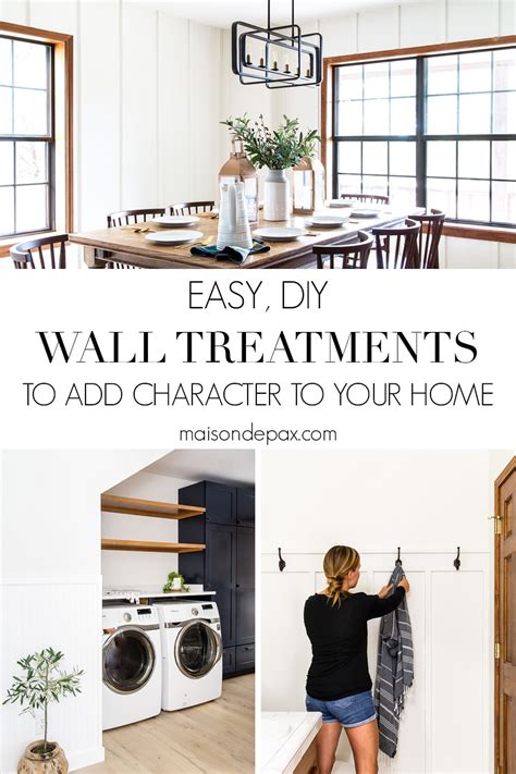 Simple Diy Wood Wall Treatment Ideas Maison De Pax