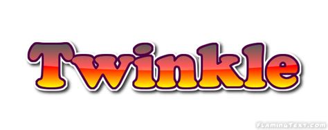 Twinkle Logo Free Name Design Tool From Flaming Text