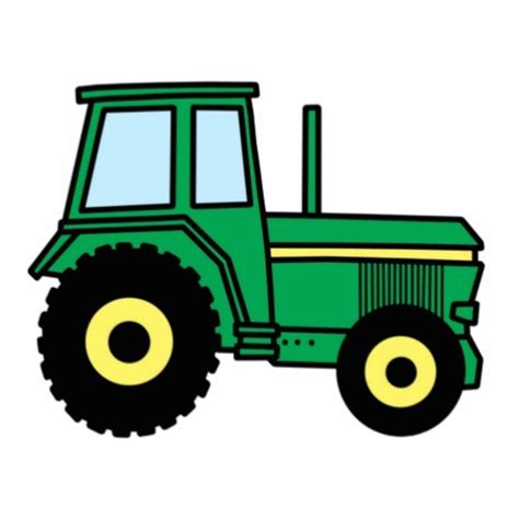 Cartoon Tractor Clip Art N2 Free Image Download