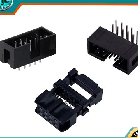 Jual Socket Idc 2x5 10pin Jtag Soket Idc3 10p 2 54mm Male Female Connector Shopee Indonesia